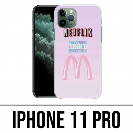Case für iPhone 11 Pro - Netflix und Mcdo