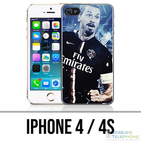 Coque pour iPhone 4 / 4S Football Zlatan Psg