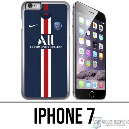 Case for iPhone 7 : Maillot PSG Football 2020