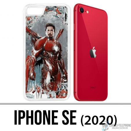 Case for iPhone SE 2020 - Iron Man Comics Splash
