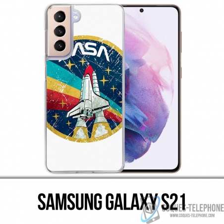 Funda para Samsung Galaxy S21 - Nasa Badge Rocket