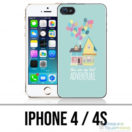 Coque pour iPhone 4 / 4S Best Adventure La Haut